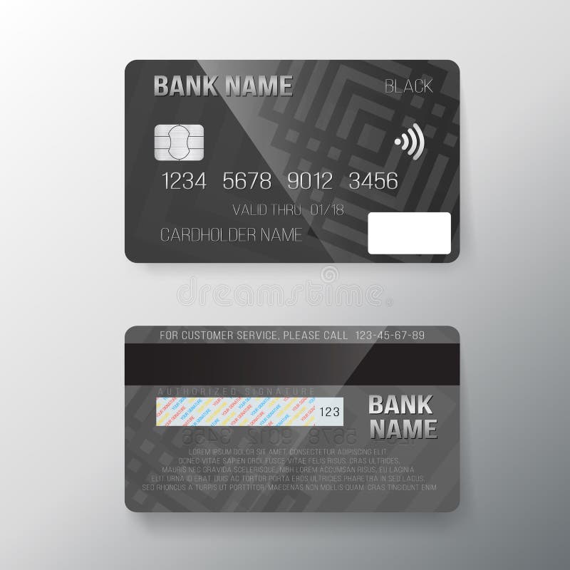Vector Credit Card Set. Realistic Bank Cards On Transparent Background ... Vector Credit Card Set. Realistic Bank Cards On Transparent Background ...