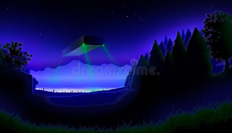 Spaceship Forest Stock Illustrations – 508 Spaceship Forest Stock ...