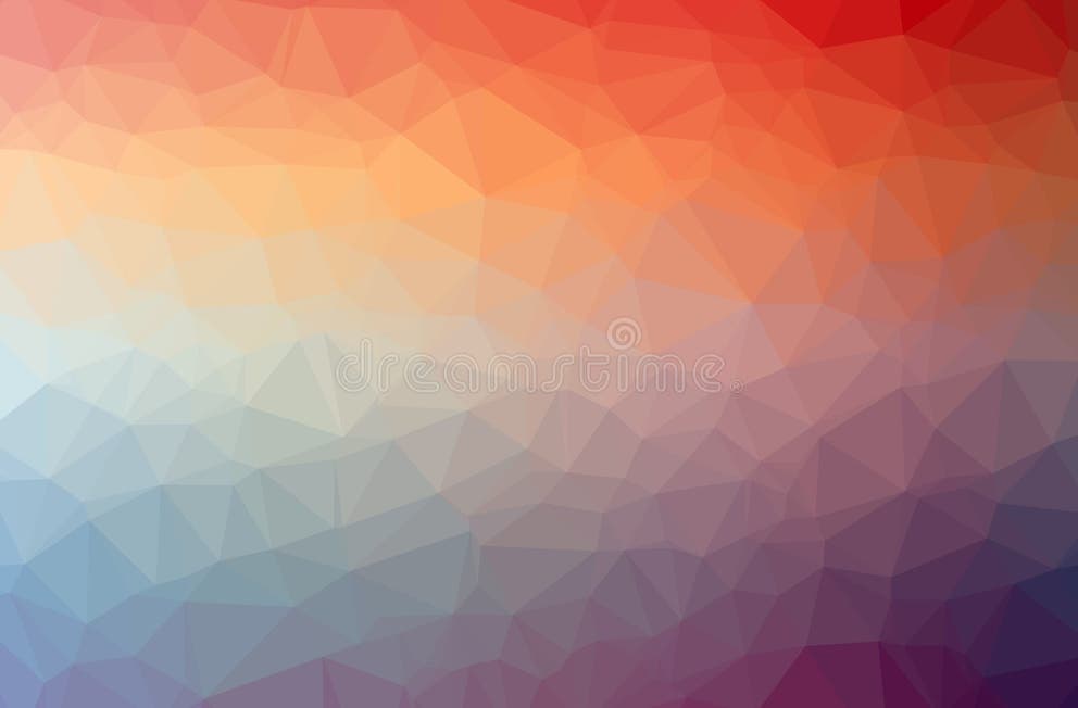 Illustration of Red Abstract Low Poly Nice Multicolor Background. Stock ...