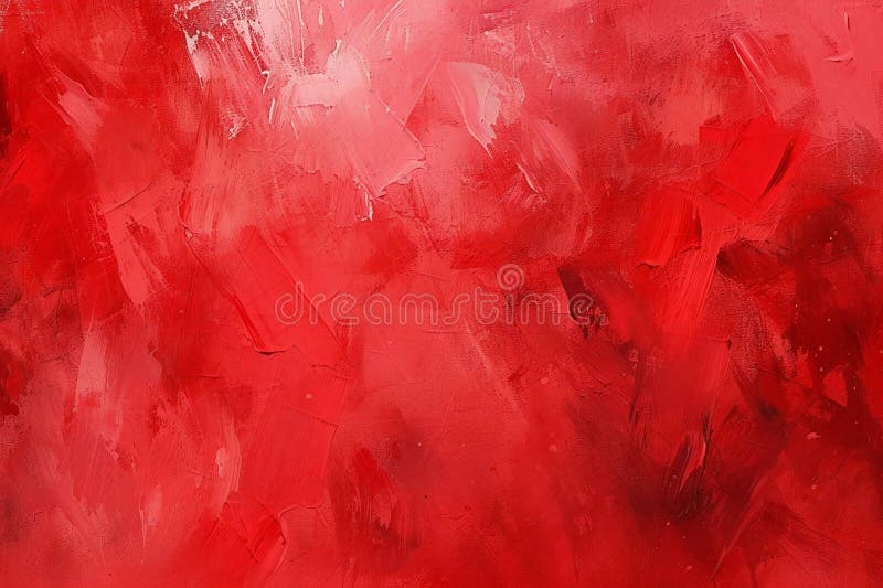 Red Abstract Paint Background Texture, Red Paint Brush Strokes on ...