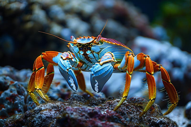 The Red Crab As Shown Has Four Legs, High Quality, High Resolution ...