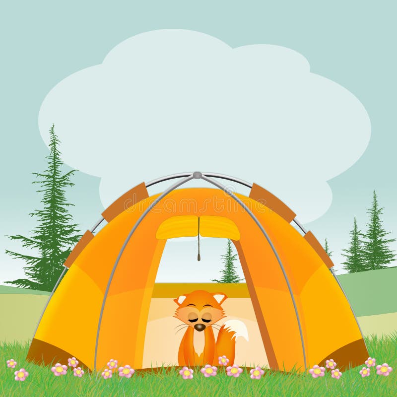 Red Fox Tent Stock Illustrations – 54 Red Fox Tent Stock Illustrations ...
