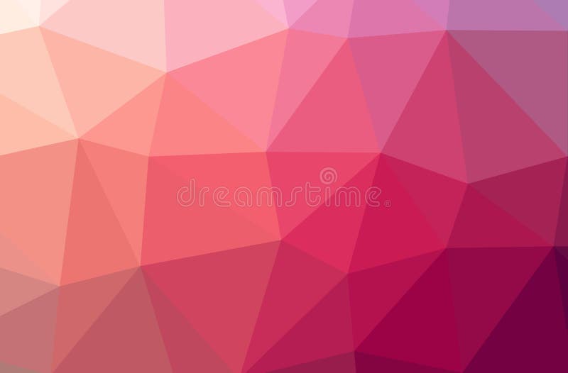 Illustration of Red Low Poly Nice Multicolor Background. Stock ...