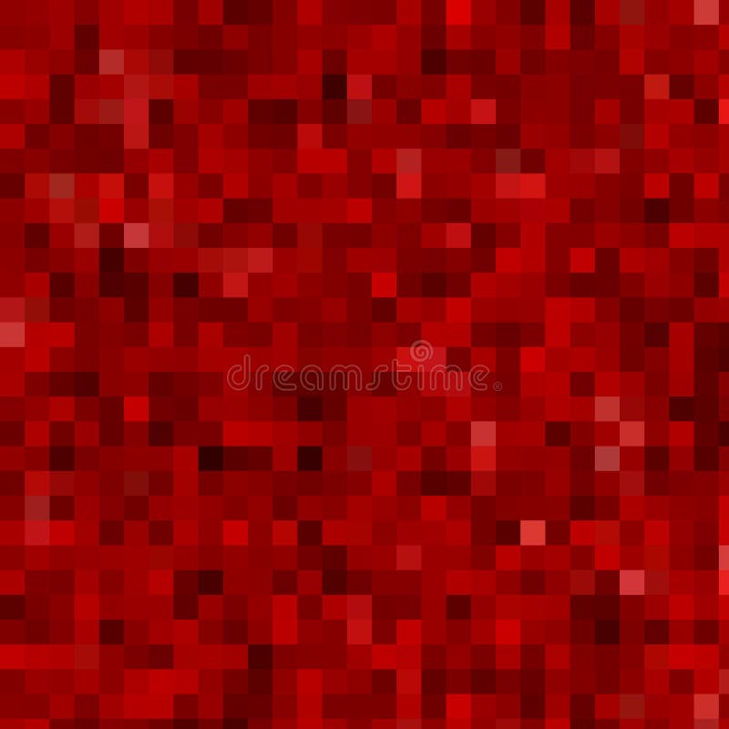 Illustration of red pixels stock illustration. Illustration of ...
