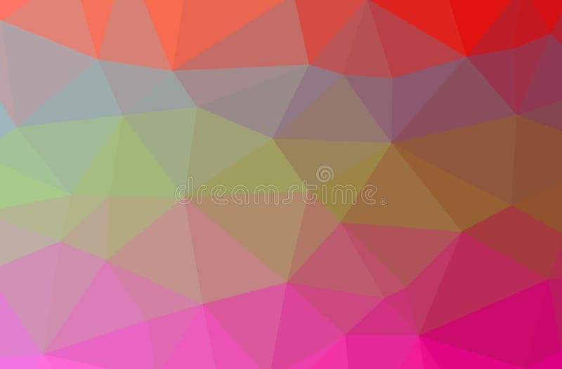 Illustration of Red Polygonal Elegant Multicolor Background. Stock ...