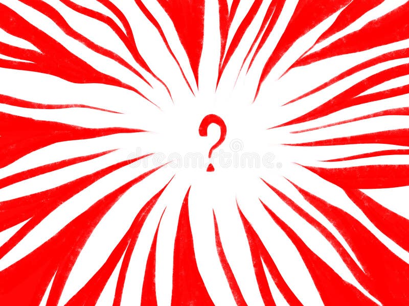 Dripping Question Mark Sketch Vector Illustration Stock Vector ...