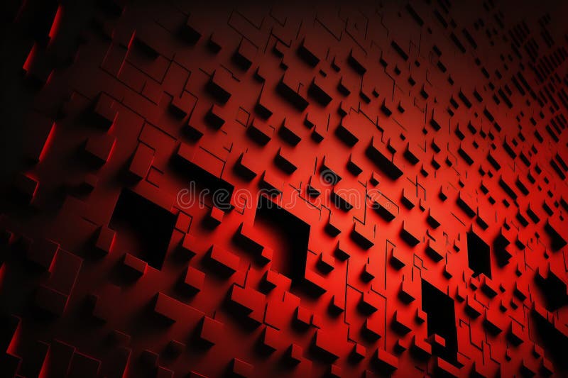Red Wall, Digital Illustration Painting, Abstract, Backgrounds Stock ...