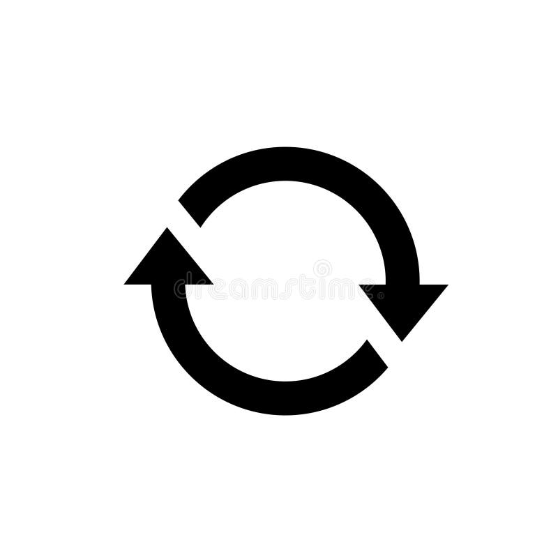 Illustration of Refresh Icon Free Vector Stock Vector - Illustration of ...