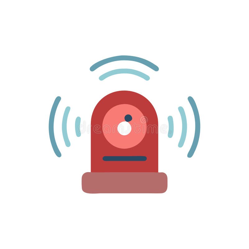 Reliable Security Alarm System for Protection Stock Illustration ...