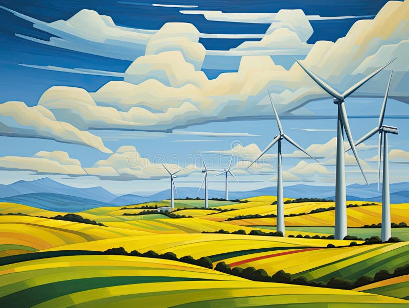 Renewable Energy Llustration Design Stock Illustration - Illustration ...
