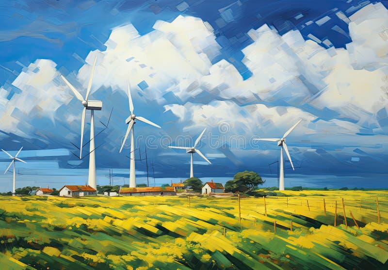 Renewable Energy Llustration Design Stock Illustration - Illustration ...