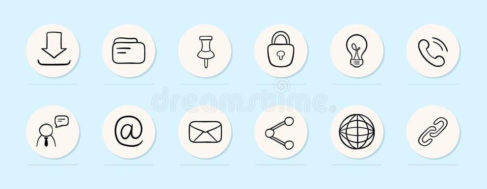 Illustration Representing Email Communication, Showcasing a Computer or ...