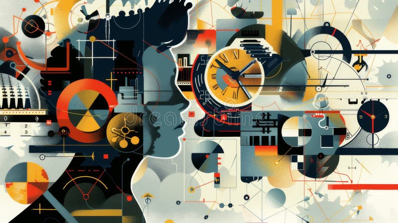 Illustration Representing the Intrusive Nature of Obsessive-Compulsive ...