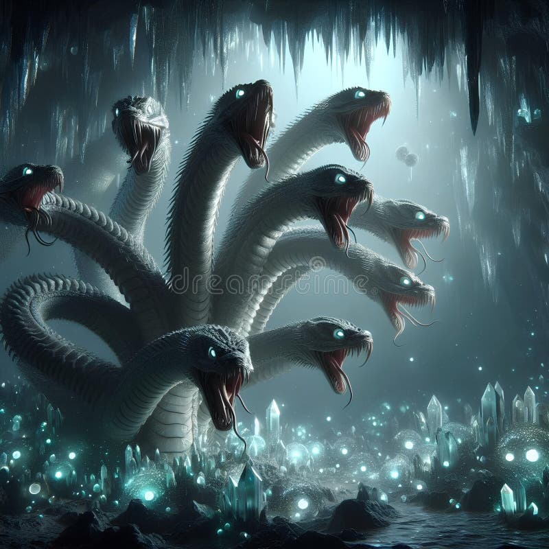 Powerful Hydra Stock Illustrations – 34 Powerful Hydra Stock ...
