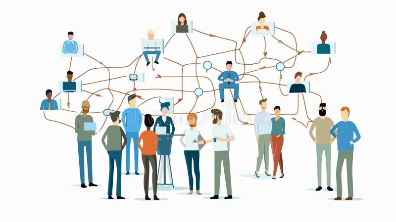 Effective Team Communication and Project Management Concept for ...