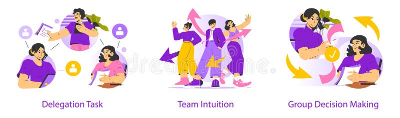 Intuitive Operation. Flat Vector Illustration Stock Illustration - Illustration of visual ...