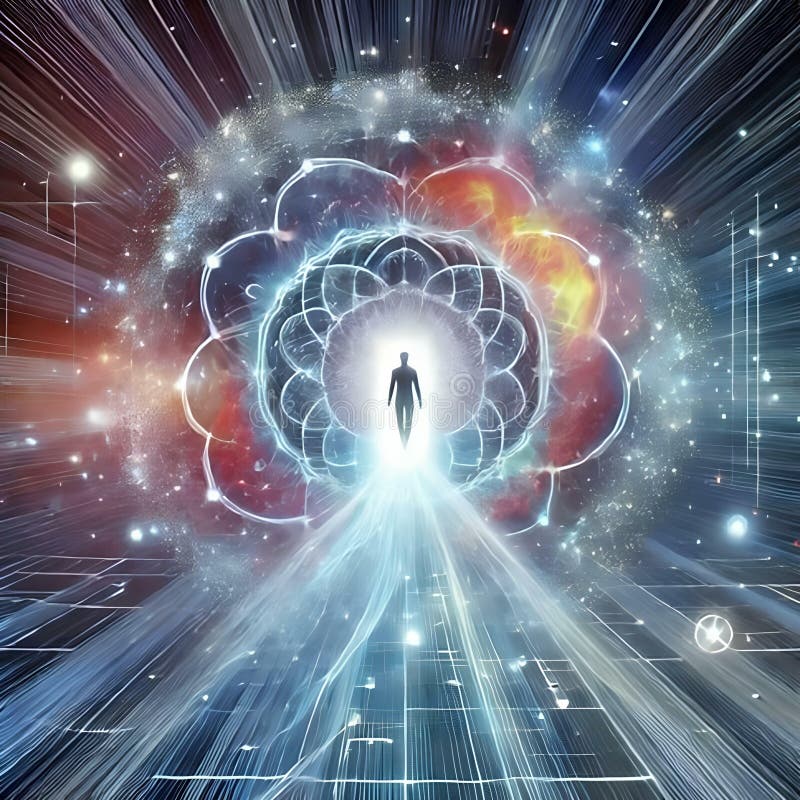 Illustration that Represents the Expansion of Consciousness Deep ...