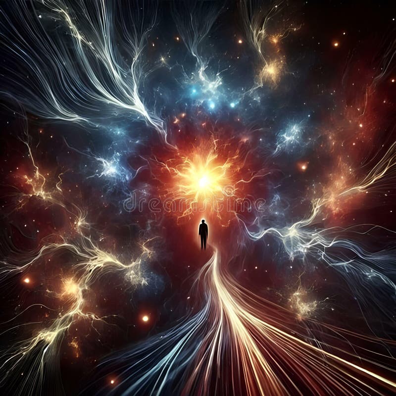 Illustration that Represents the Expansion of Consciousness Deep ...