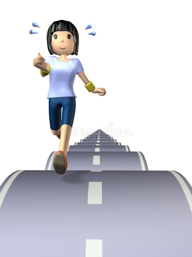 Long Distance Runner Stock Illustrations – 385 Long Distance Runner ...