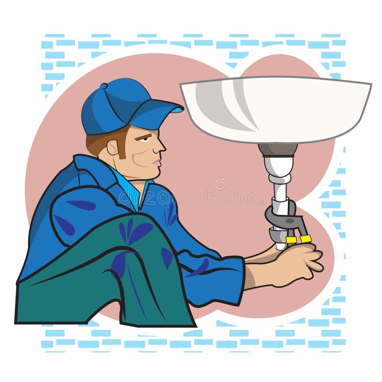 Plumber stock vector. Illustration of reparation, inspector - 170131296