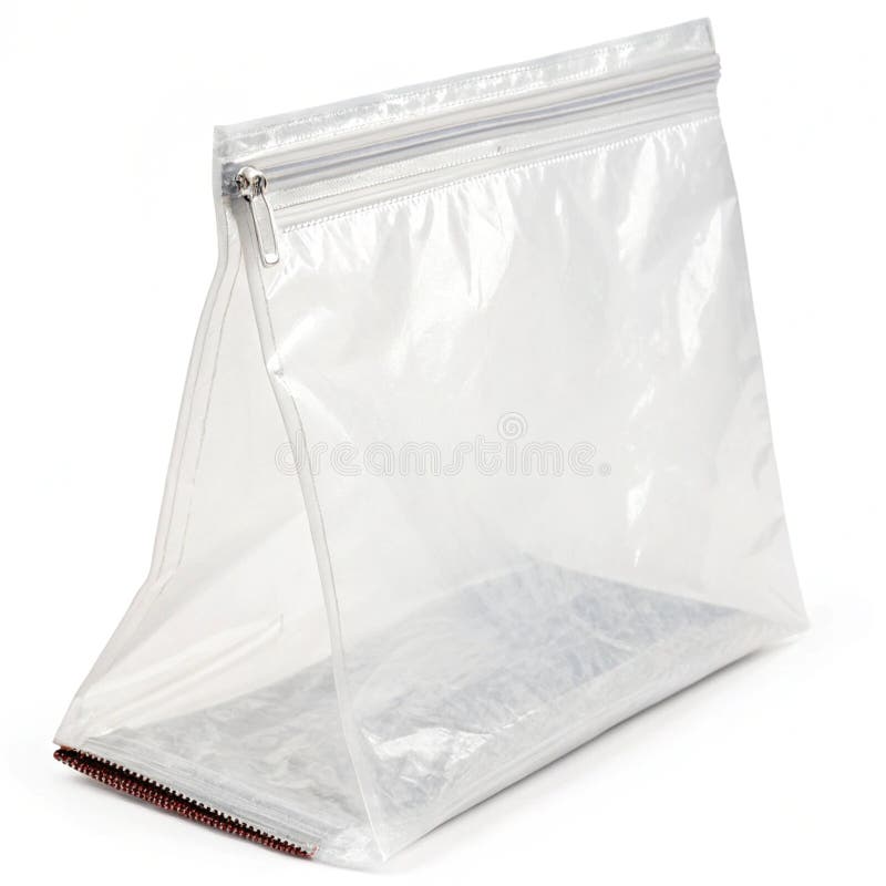 Resealable Plastic Bag Illustration Isolated on White Stock ...
