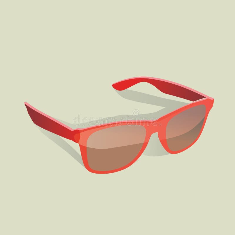 Illustration Retro Red Sunglasses Stock Illustrations – 2,715 ...