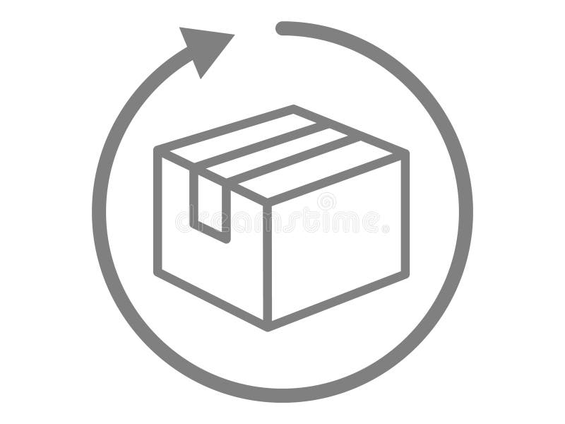 Illustration of Return and Exchange Icon Stock Illustration ...