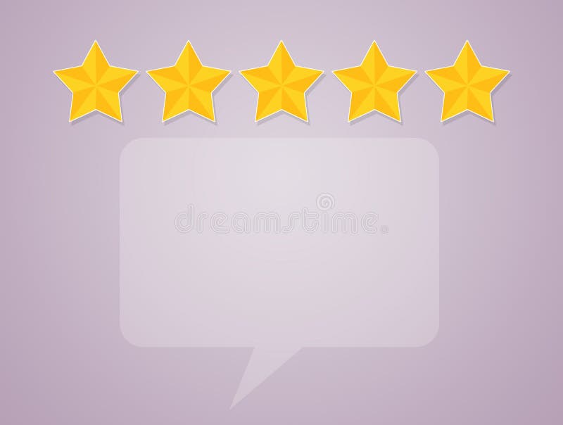 Illustration of Review Stars Stock Illustration - Illustration of ...