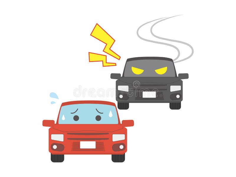 Road rage4 stock vector. Illustration of trouble, crime - 163271627