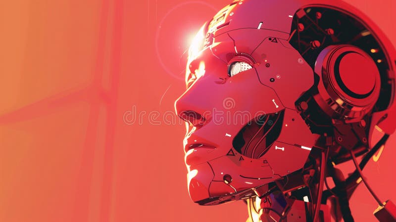 Illustration, Robot or Cyborg Artificial Intelligence, Generative Ai ... Illustration, Robot or Cyborg Artificial Intelligence, Generative Ai ...