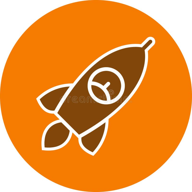 Illustration Rocket Icon for Personal and Commercial Use. Stock ...