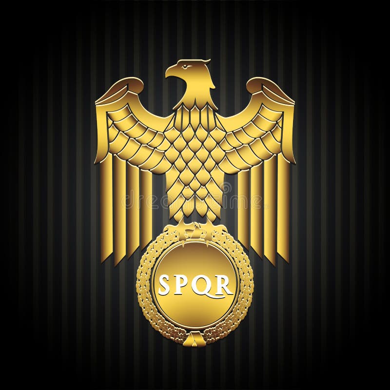 Symbole De L'aigle Romain De L'empire Romain Illustration de Vecteur ...