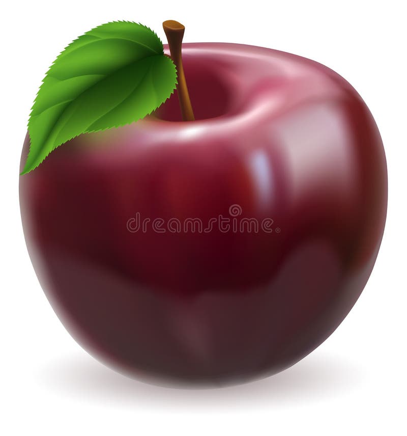 Illustration De Clipart D'icône De Fruit De Pomme Illustration de ...