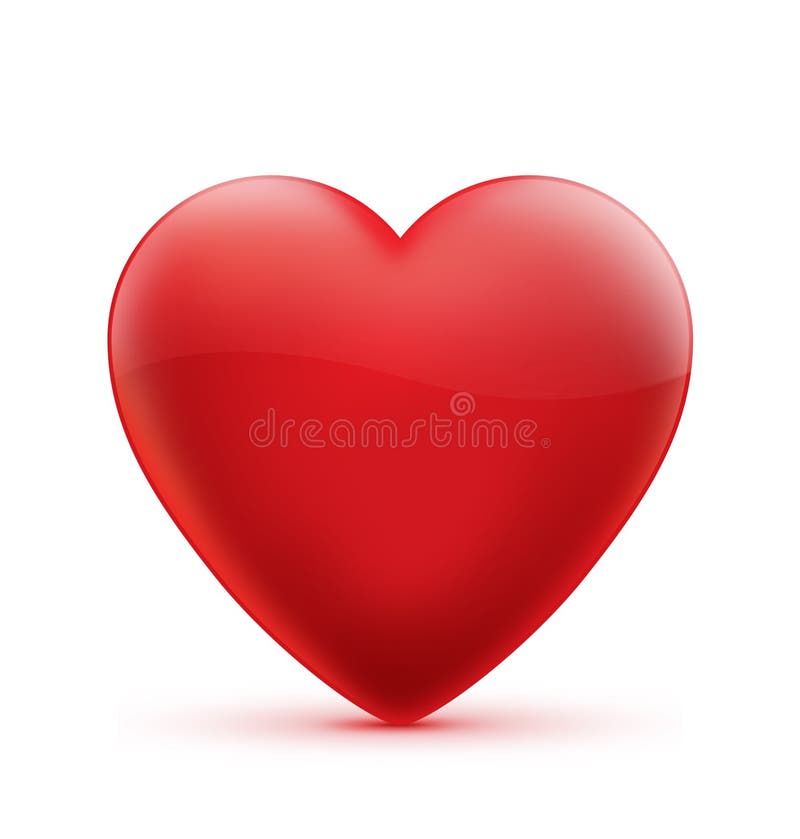 Coeur Rouge Symbole De L Amour Stock Illustrations, Vecteurs, & Clipart ...