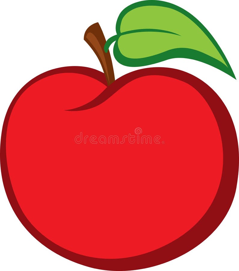 Pomme Rouge De Dessin Stock Illustrations, Vecteurs, & Clipart ...