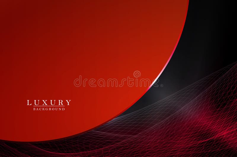 Illustration with Round Red Frame Component, Small Mesh Pattern Stock ...