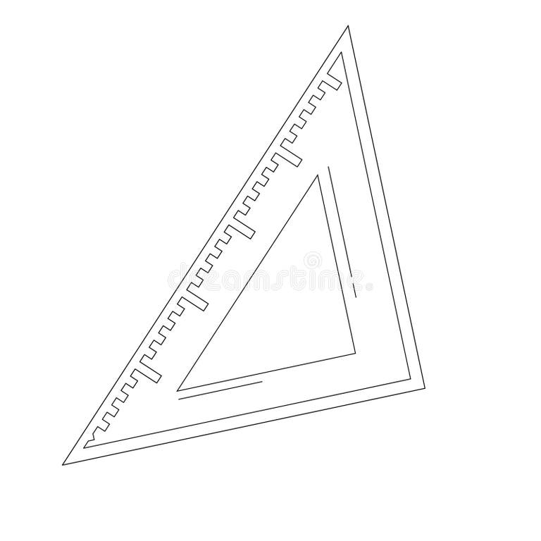 Isolated Right Angle Triangle Shape Stock Illustrations – 380 Isolated ...