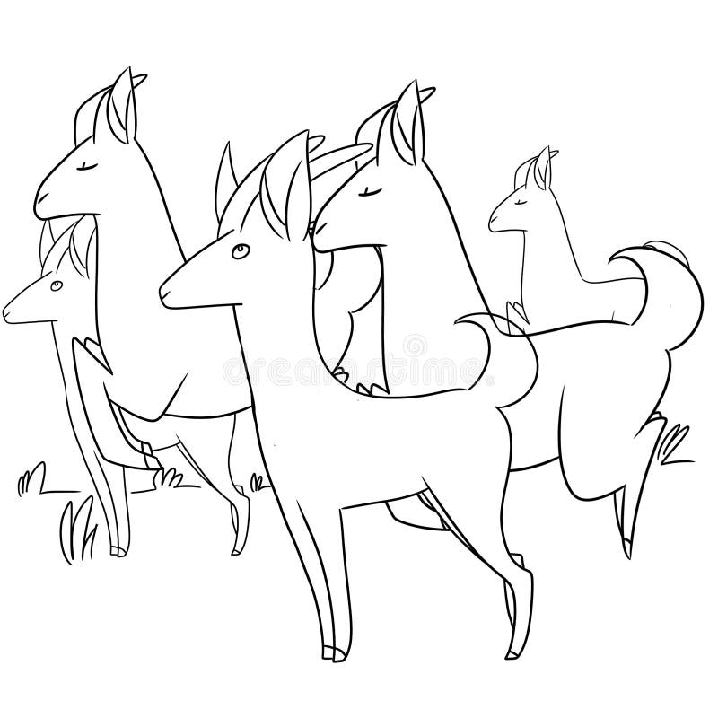 Illustration of Running Animals Stock Illustration - Illustration of ...