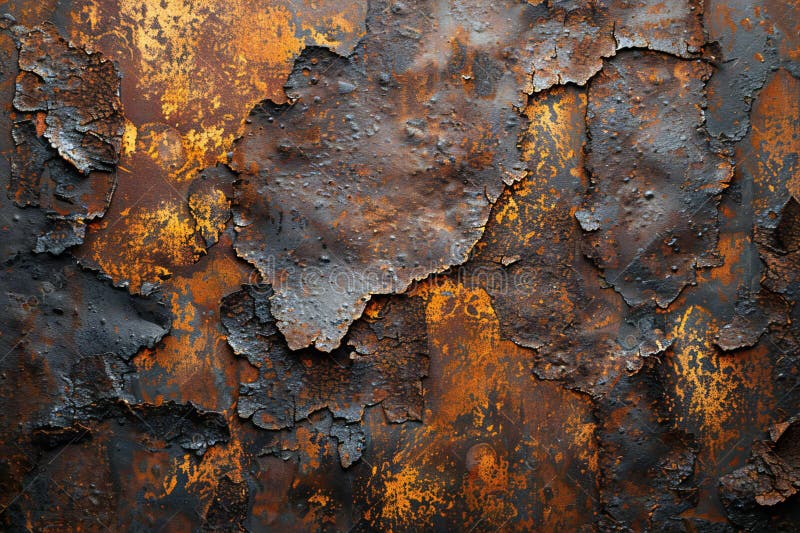 Rustic Metal Texture, Aged Steel Surface with Rust and Scratches for ...