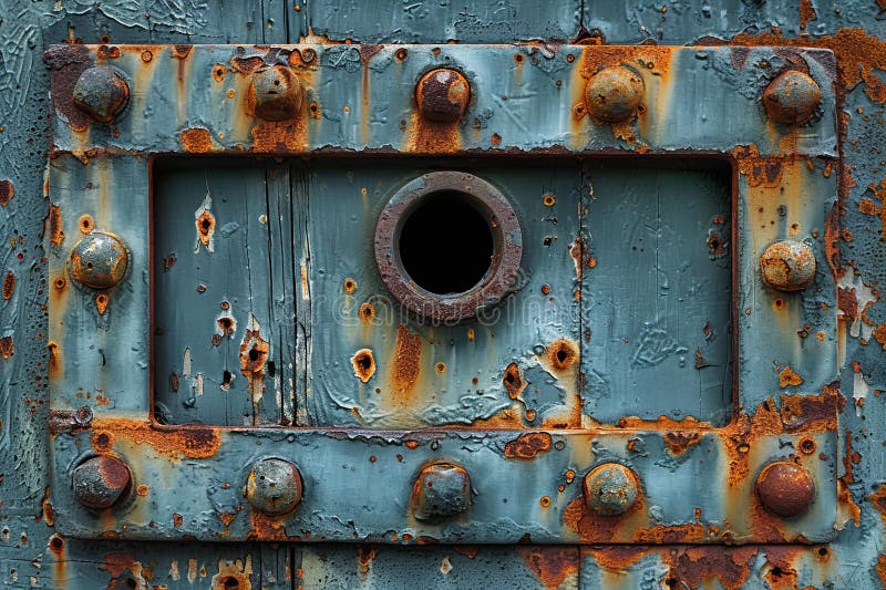 Illustration of Rusting Metals and Rusty Holes, High Quality, High ...