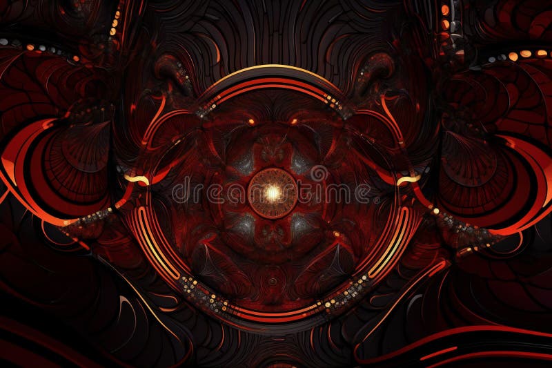 Sacred Geometry, Mysterious Psychedelic Relaxation Pattern, Fractal ...