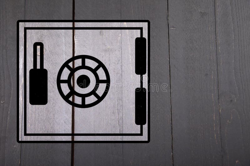 Illustration of a safe stock illustration. Illustration of storage ...