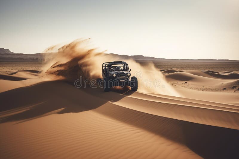 Illustration, Sahara Desert Racing Vehicle, Ai Generative Stock ...