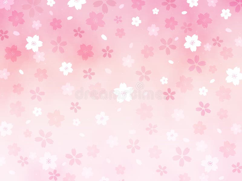 Sakura background material stock vector. Illustration of message ...