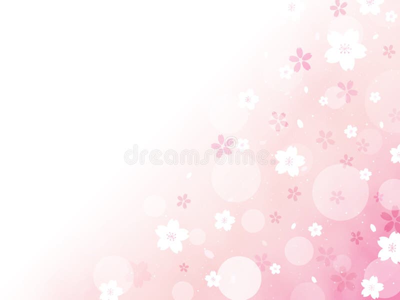 Sakura background material stock vector. Illustration of message ...