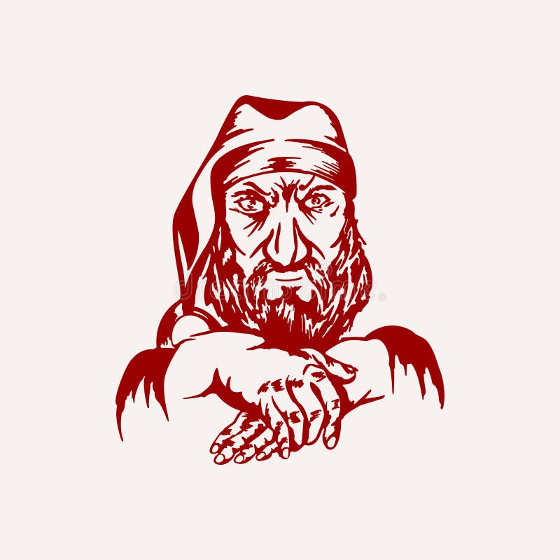 Illustration of Santa Claus Gangster Stock Vector - Illustration of ...