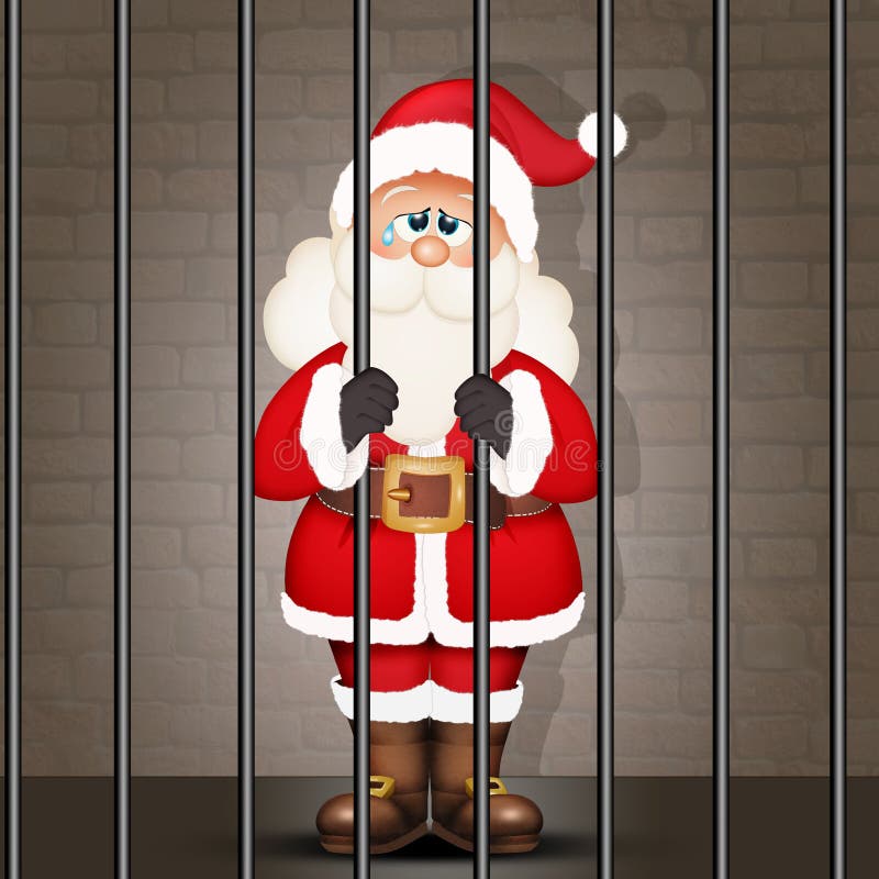 Santa Jail Stock Illustrations – 64 Santa Jail Stock Illustrations ...