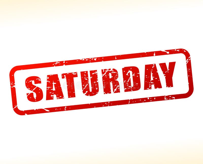 Saturday Text Stock Illustrations – 4,343 Saturday Text Stock ...