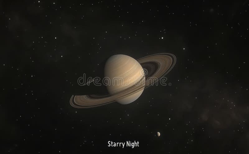 An Illustration of Saturn in 3D - Solar System Planets Set in High ...