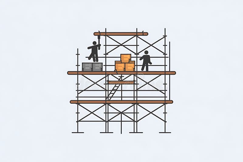 Scaffolding Cartoon